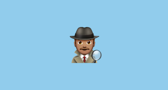 🕵🏽 Detective: Medium Skin Tone Emoji on Apple iOS 10.2