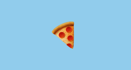 🍕 Pizza Emoji on Apple iOS 10.2