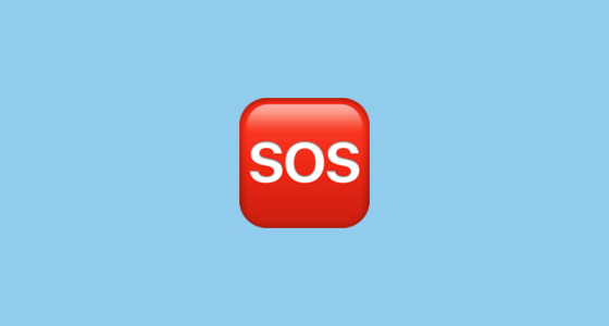 🆘 SOS Button Emoji on Apple iOS 10.2