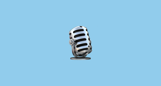 🎙️ Studio Microphone Emoji on Apple iOS 10.2