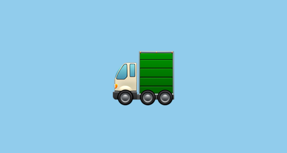 🚛 Articulated Lorry Emoji on Apple iOS 10.3