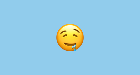 🤤 Visage Qui Bave Emoji on Apple iOS 10.3