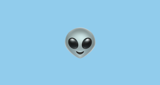 👽 Alien Emoji on Apple iOS 10.3