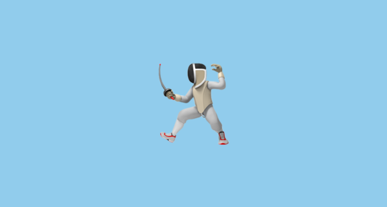 🤺 Person Fencing Emoji on Apple iOS 10.3