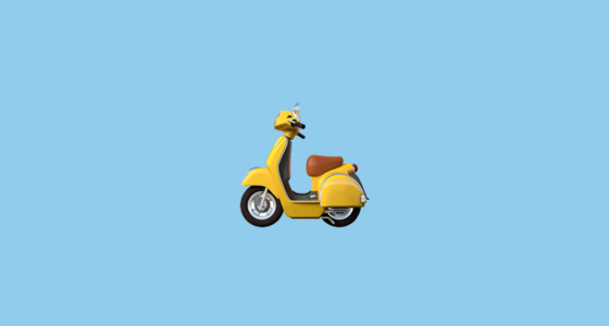 🛵 Motor Scooter Emoji on Apple iOS 10.3