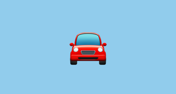 🚘 Oncoming Automobile Emoji on Apple iOS 10.3