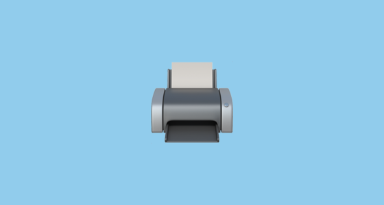 🖨️ Printer Emoji on Apple iOS 10.3
