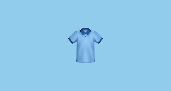 👕 T-Shirt Emoji on Apple iOS 10.3