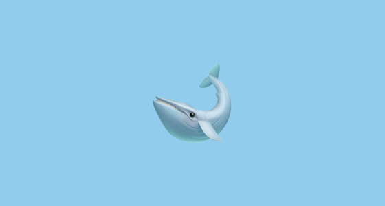 🐋 Whale Emoji on Apple iOS 10.3