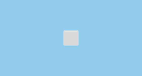 ️ White Small Square Emoji on Apple iOS 10.3