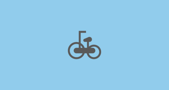 🚲 Cykel Emoji on au by KDDI Type F