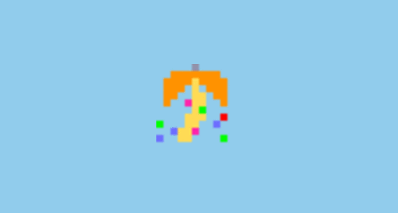 🎊 Confetti Ball Emoji on au by KDDI Type C-2