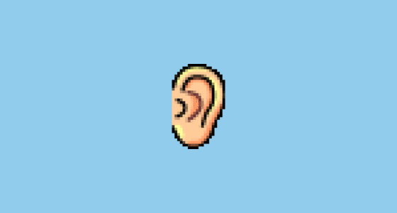 👂 Oreille Emoji on au by KDDI Type D-2