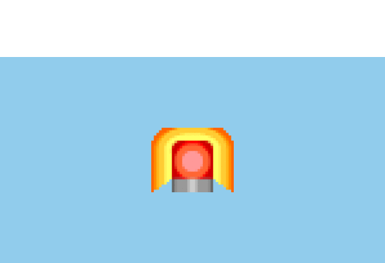 🚨 Police Car Light Emoji on au by KDDI Type D-2