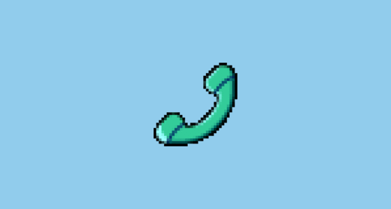 📞 Telephone Receiver Emoji on au by KDDI Type D-2
