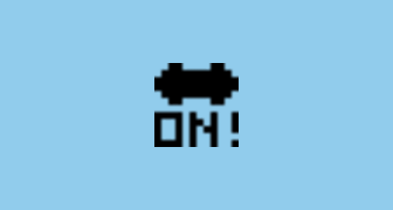 🔛 On! Arrow Emoji on Docomo 2000
