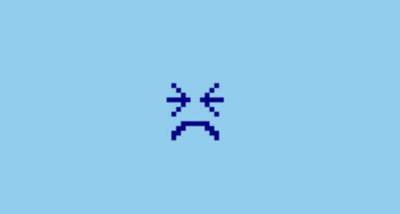 😣 Persevering Face Emoji on Docomo 2002