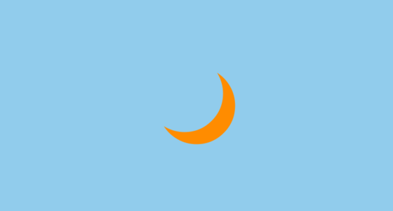 🌙 Lua Crescente Emoji on Docomo 2013