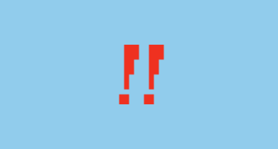 ‼️ Double Exclamation Mark Emoji on Docomo 2006