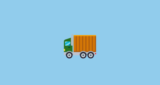 🚛 Articulated Lorry Emoji on JoyPixels 3.1