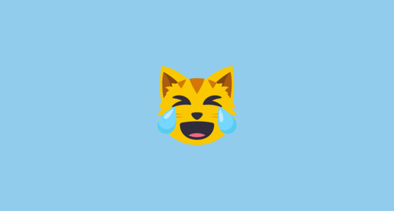 😹 Gato Llorando De Risa Emoji on JoyPixels 3.1