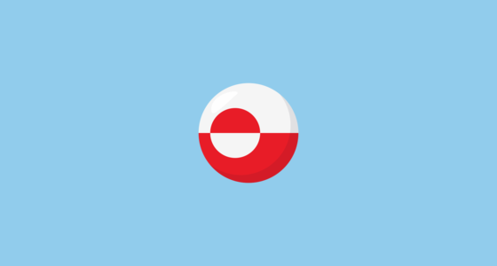 🇬🇱 Flag: Greenland Emoji on JoyPixels 3.1