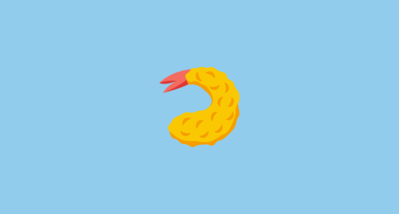 🍤 Gamba Frita Emoji on JoyPixels 3.1
