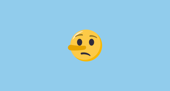 🤥 Visage De Menteur Emoji on JoyPixels 3.1