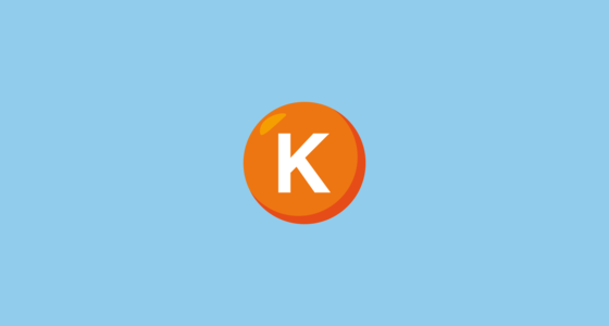 Regional Indicator Symbol Letter K Emoji on JoyPixels 3.1