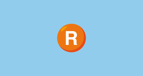 Regional Indicator Symbol Letter R Emoji on JoyPixels 3.1