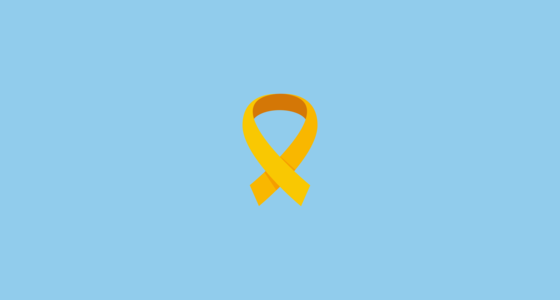 🎗️ Reminder Ribbon Emoji on JoyPixels 3.1