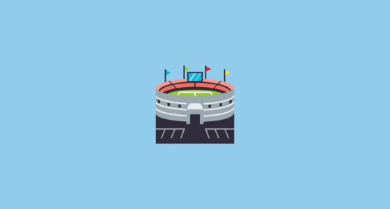 🏟️ Stadion Emoji on JoyPixels 3.1