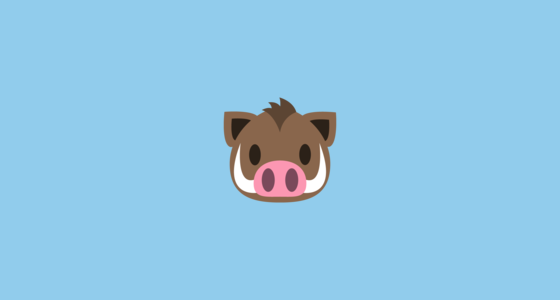🐗 Jabalí Emoji on JoyPixels 2.0