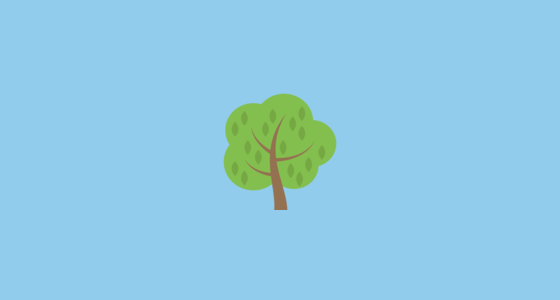 🌳 落叶树 Emoji on JoyPixels 2.0