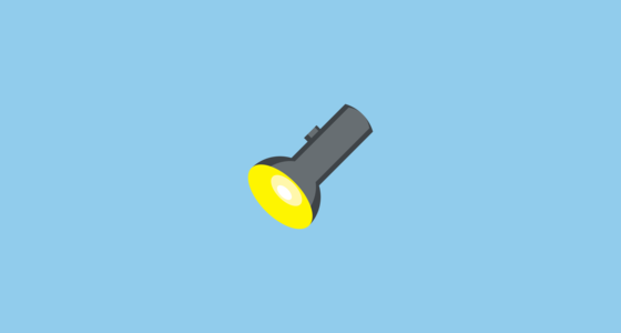 🔦 Flashlight Emoji on JoyPixels 2.0