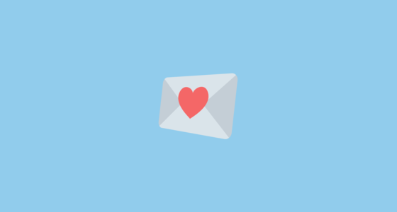 💌 Carta De Amor Emoji on JoyPixels 2.0