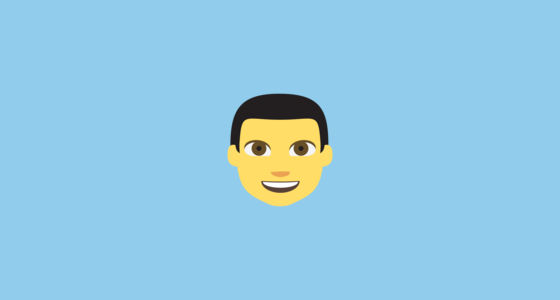 👨 男人 Emoji on JoyPixels 2.0