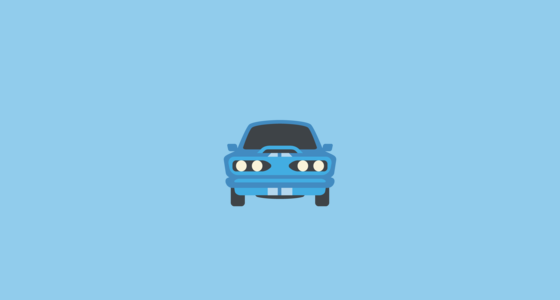 🚘 Oncoming Automobile Emoji on JoyPixels 2.0