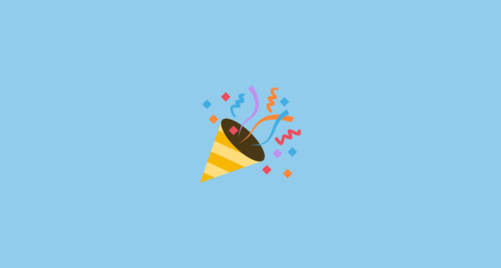 🎉 Cotillons Emoji on JoyPixels 2.0