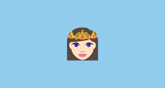 👸🏻 Prinzessin: Helle Hautfarbe Emoji on JoyPixels 2.0