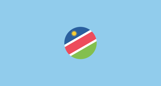 🇳🇦 Bandera: Namibia Emoji on JoyPixels 2.1