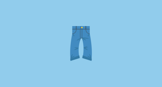 👖 Jeans Emoji on JoyPixels 2.1