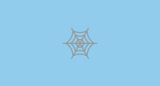 🕸️ Spinnenweb Emoji on JoyPixels 2.1