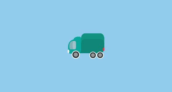 🚛 Articulated Lorry Emoji on JoyPixels 1.0