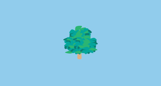 🌳 나무 Emoji on JoyPixels 1.0