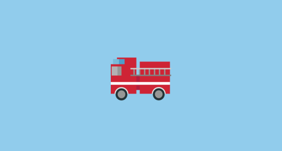 🚒 Feuerwehrauto Emoji on JoyPixels 1.0
