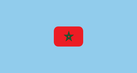🇲🇦 Flag: Morocco Emoji on JoyPixels 1.0
