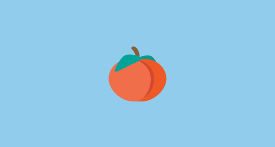 🍑 Perzik Emoji on JoyPixels 1.0