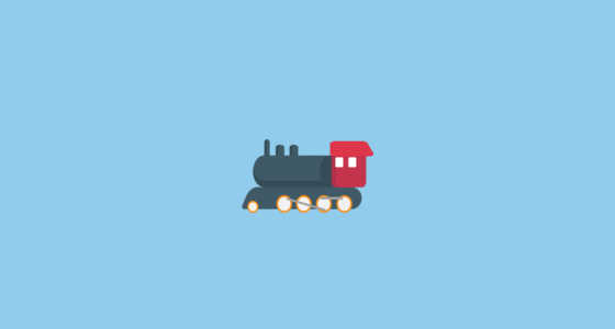 🚂 Locomotive Emoji on JoyPixels 1.0