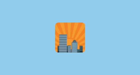🌇 Sunset Emoji on JoyPixels 1.0